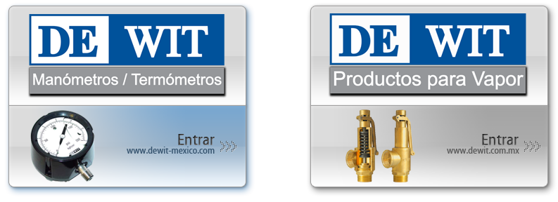 D E W I T- Válvulas y Manómetros Industriales